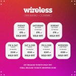 Wireless Tickets Sell Out with no Line Up Revealed – Musicvein™